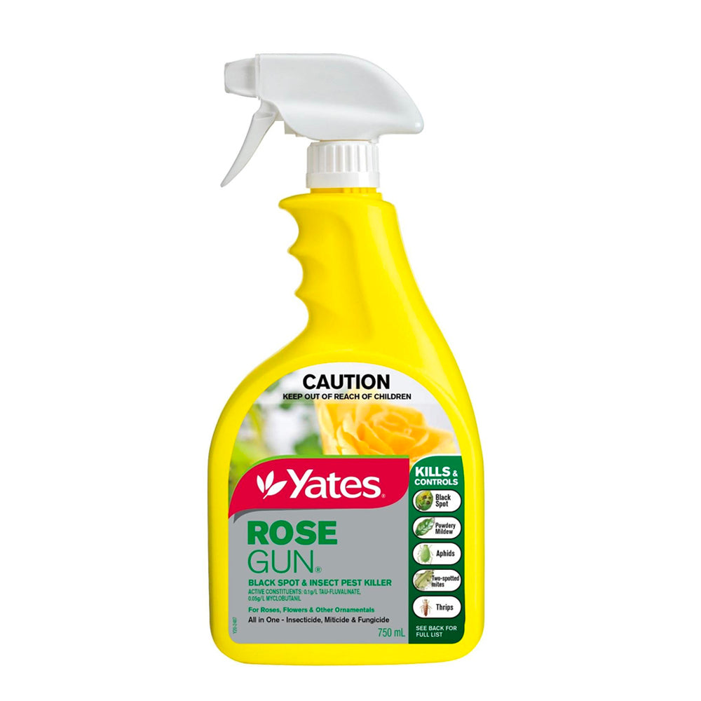 Yates Rose Gun Spray - Fungicide & Insecticide - for Powdery Mildew, A ...