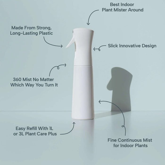 Mister 360 Super Fine Mist Spray Bottle - White 300ml – lovethatleaf