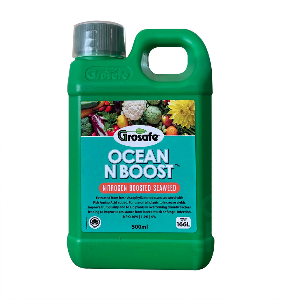 Grosafe Ocean N Boost - Nitrogen Boosted Seaweed Concentrate - 500mls ...