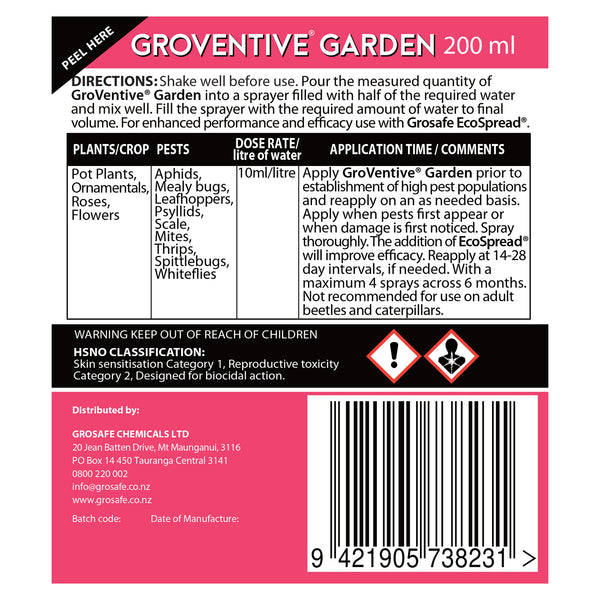 Grosafe Groventive - Systemic Insecticide for Aphids, Mealybugs, Mites ...