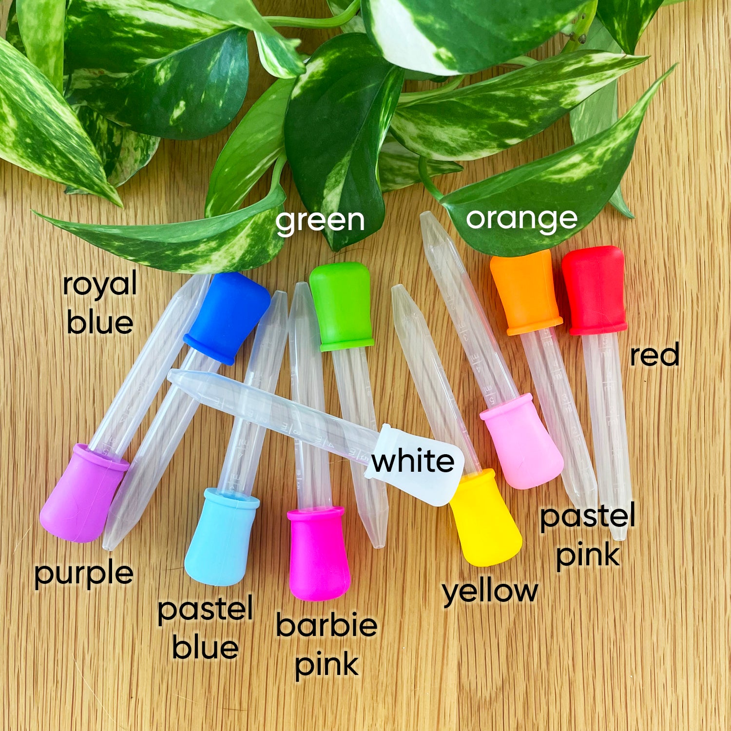 5ml Silicon Dropper Pipette - 10 colours – lovethatleaf