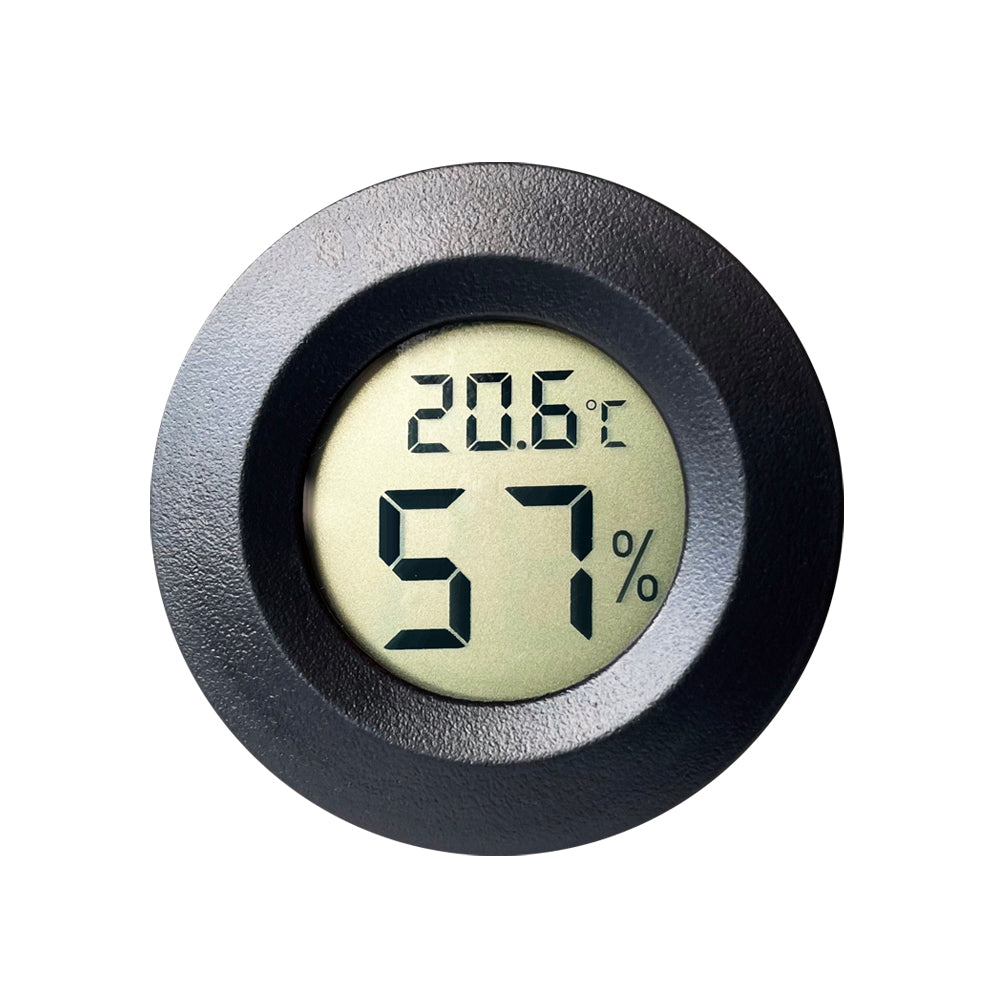 Digital 2-in-1 Mini Temperature and Humidity Meter - Black – lovethatleaf